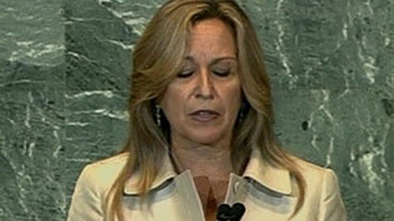 Trinidad Jiménez ante la ONU