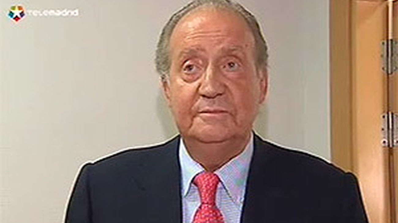 El Rey: "Lo siento mucho"