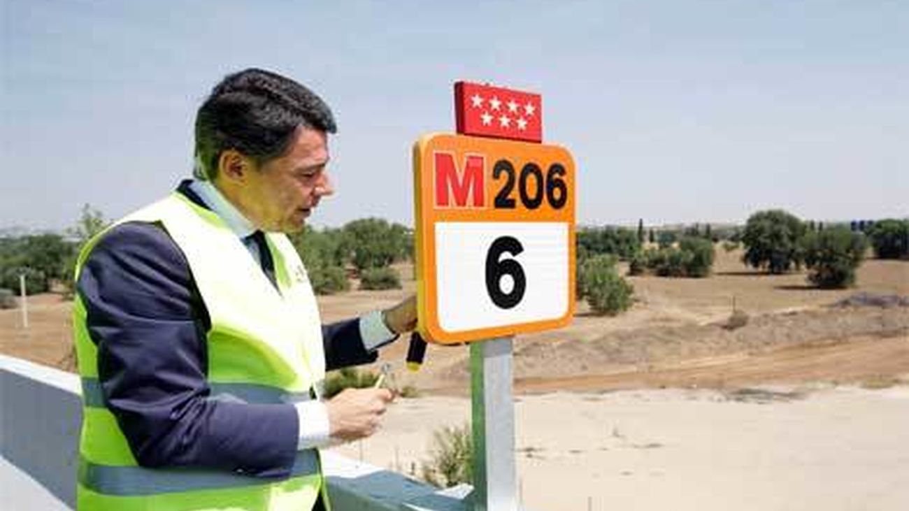 González inaugura la nueva carretera M-206, una de las más transitadas ...