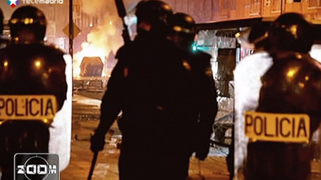 Kale borroka en Burgos