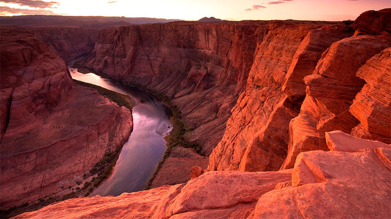 El cañón del Colorado, a vista de pájaro