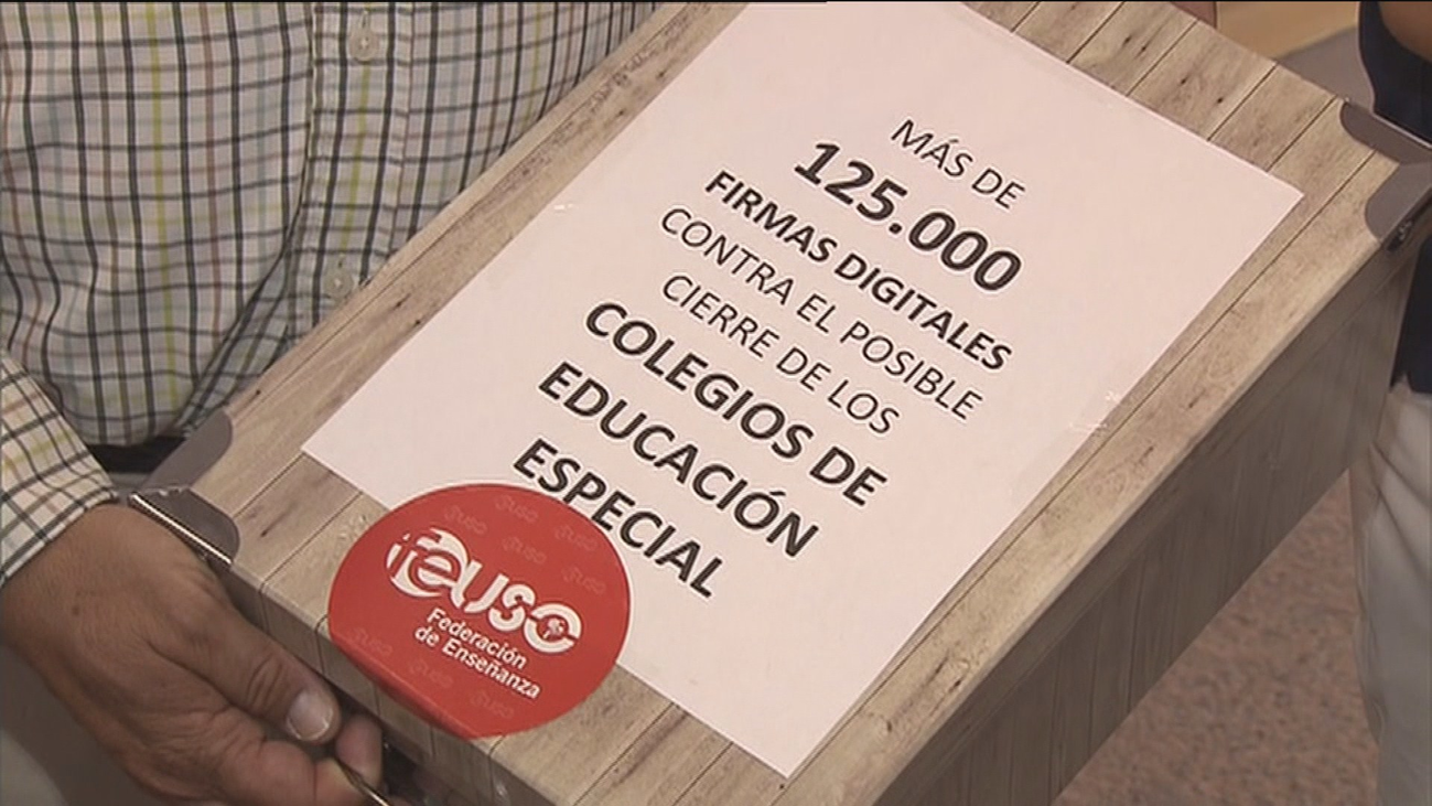 Entregan miles de firmas en la Asamblea en apoyo de la educación especial