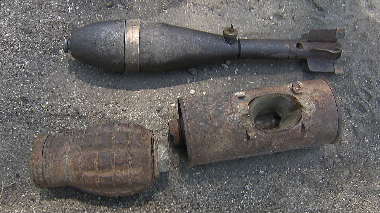 Localizan un obús de la Guerra Civil en la calle Sagasta