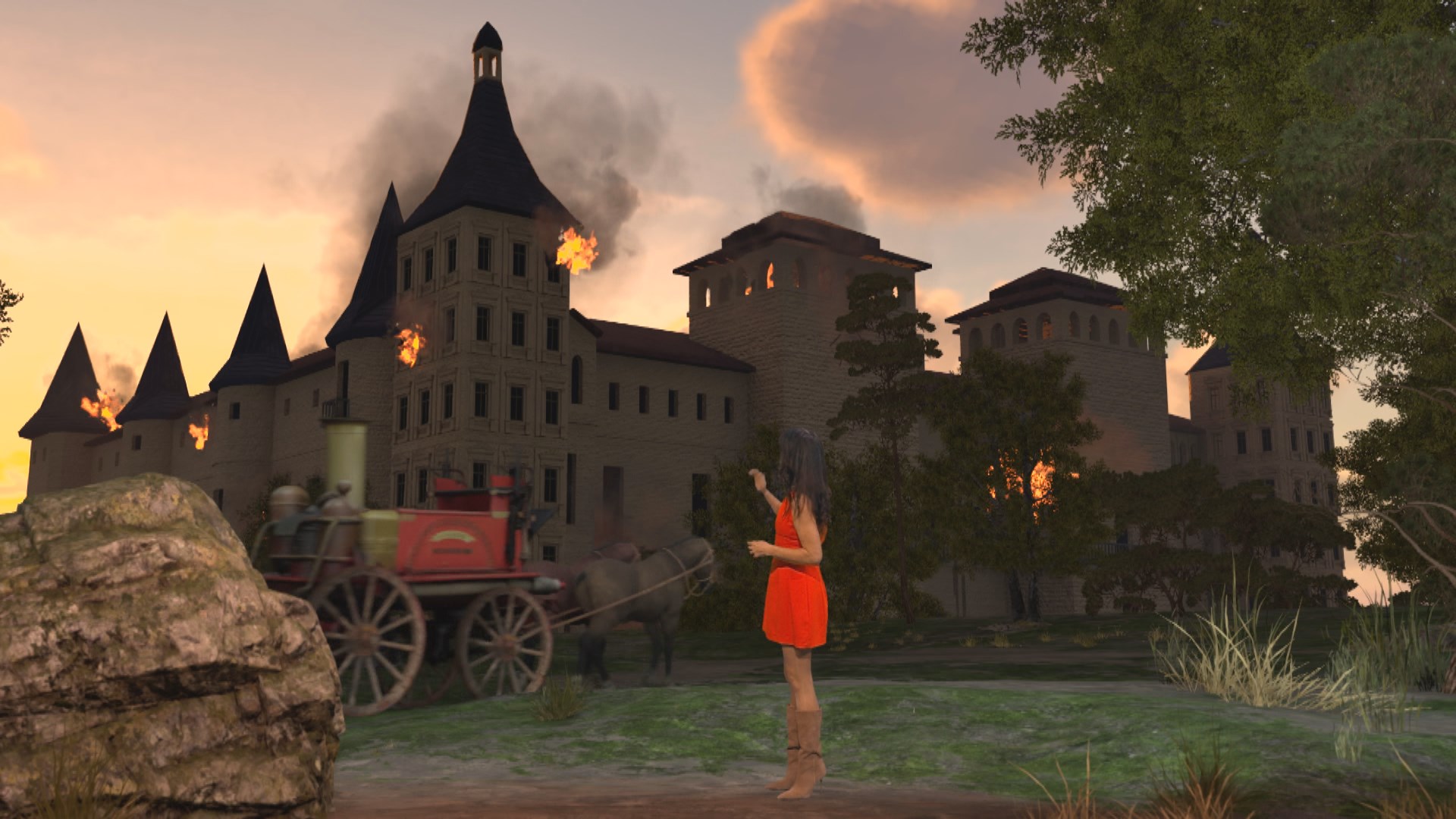 El incendio del Real Alcázar de Madrid